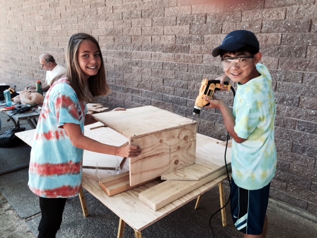 Middle School Boxes in Progress : : Sierra Service Project