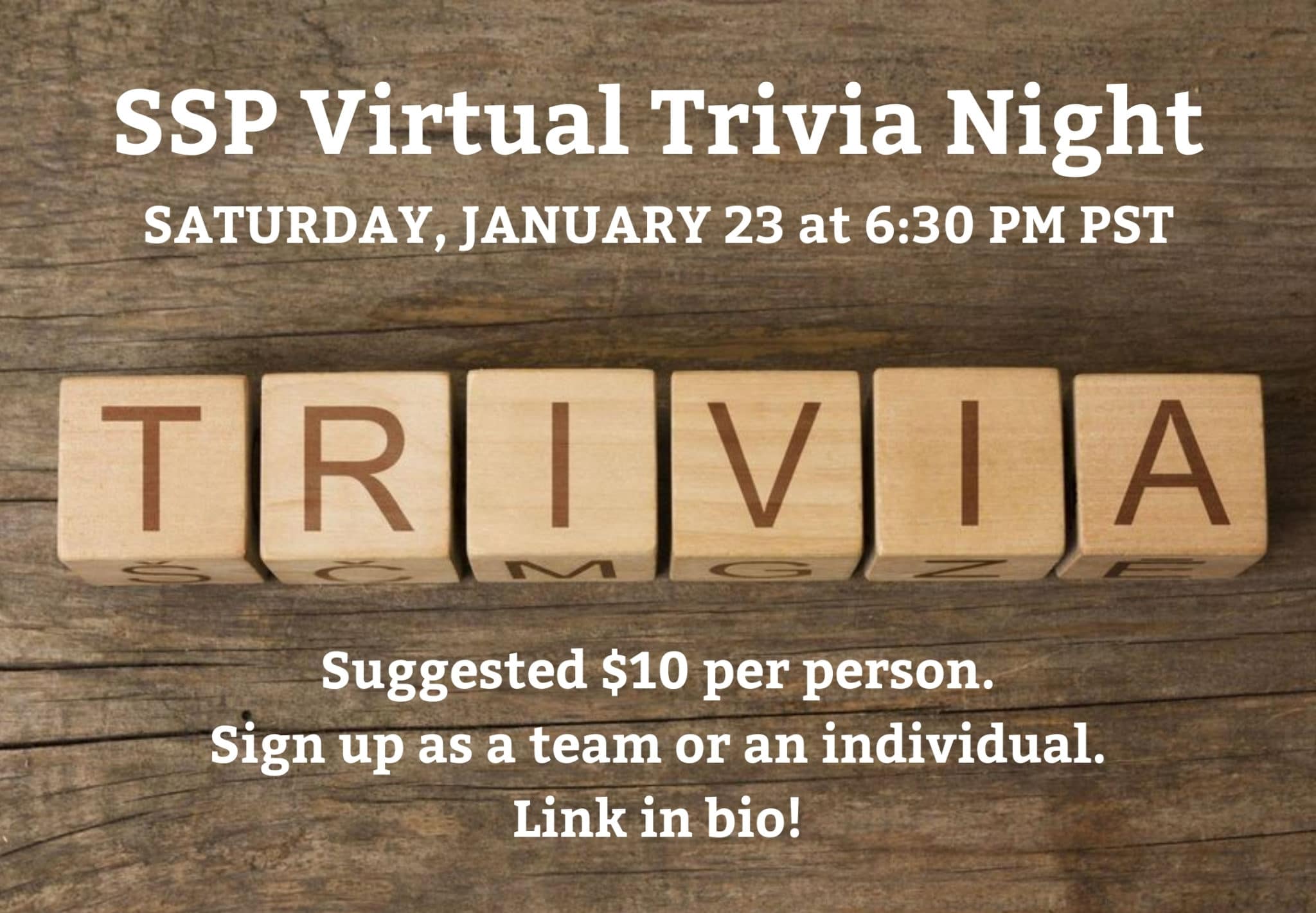 Jan Trivia Promo : : Sierra Service Project
