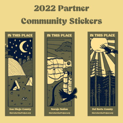 2022 Community Stickers – Sierra Service Project