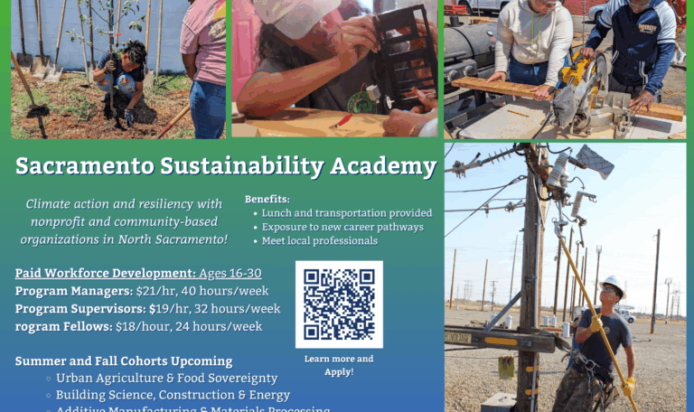 Sacramento Sustainability Academy – Sierra Service Project
