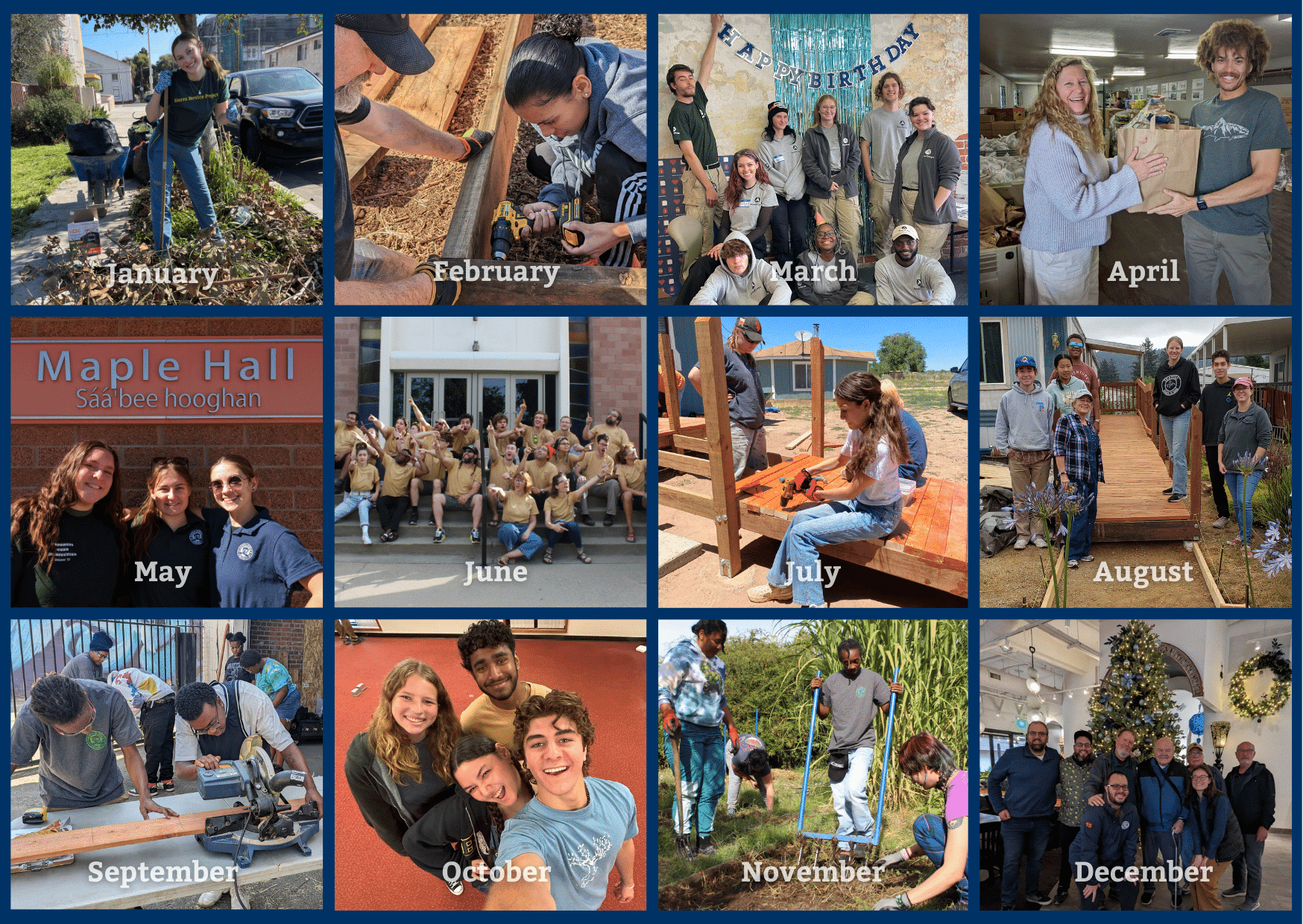 Holiday-Postcard : : Sierra Service Project